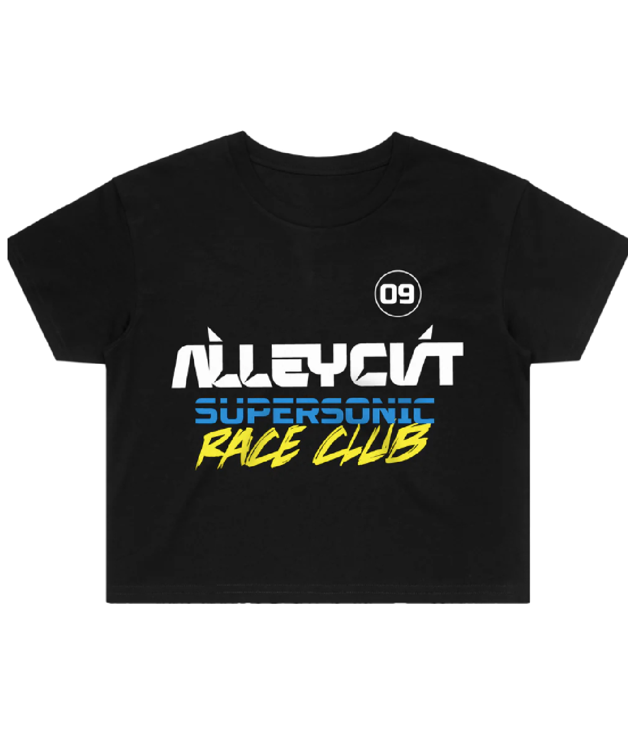 Torantee: Alleycvt Supersonic Racing Club Crop Tee Kt8 Merch Store Shop
