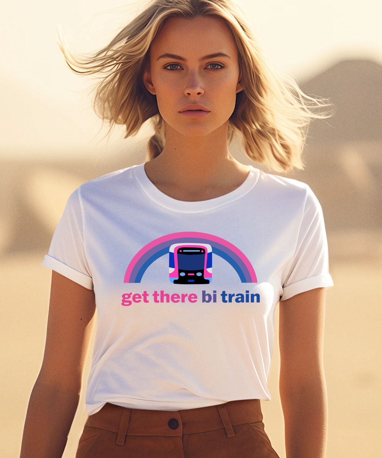 Get There Bi Train Shirt
