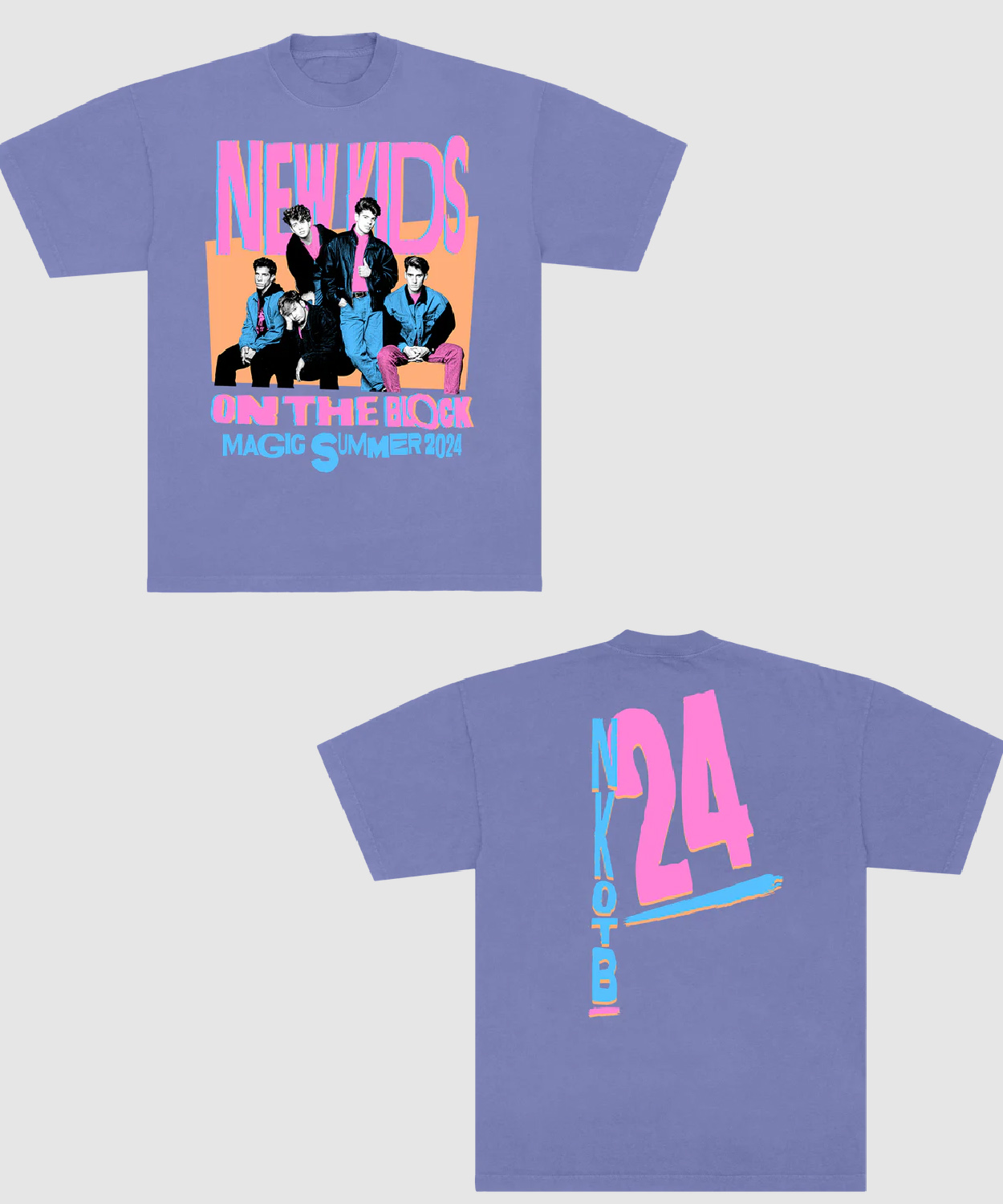 Magic Summer 2024 Violet Tee New Kids On The Block Shop Merch Store